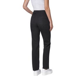 WITT Damen 5-Pocket-Jeans mit l&auml;ssig weiten Beinen, black-denim, Gr&ouml;&szlig;e 54