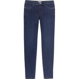 WITT Damen 5-Pocket-Jeans mit schmalen Beinen, blue-stone-washed, Gr&ouml;&szlig;e 25
