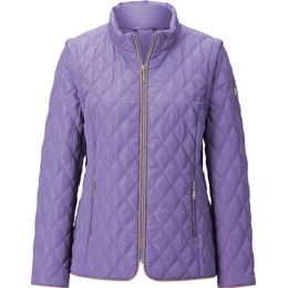 WITT Damen 2-in-1-Jacke mit Rautensteppung, lavendel, Gr&ouml;&szlig;e 23