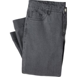 Heine Damen Jeans, Grau, Gr. 25, Bootcut, Material: Baumwolle