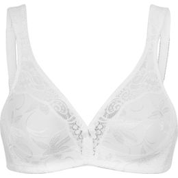 SuSa Damen Komfort-BH ohne B&uuml;gel, wei&szlig;, Gr&ouml;&szlig;e 85D