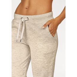 Lascana Damen Relaxhose, beige-meliert, Gr&ouml;&szlig;e 48/50