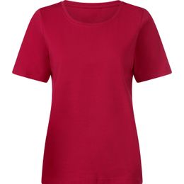 Heine Damen Kurzarmshirt, Rot, Gr. 40, T-Shirts, Material: Baumwolle