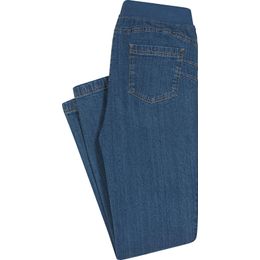 WITT Damen Push-up-Jeans in weicher Qualit&auml;t, blue-stone-washed, Gr&ouml;&szlig;e 52