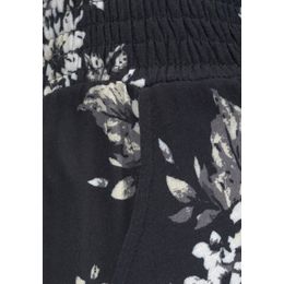 Lascana Damen Strandhose, schwarz-creme, Gr&ouml;&szlig;e 42