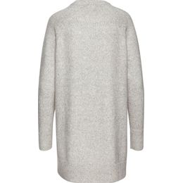 Lascana Damen Longpullover, grau meliert, Gr&ouml;&szlig;e 32/34