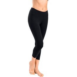 w&auml;schepur w&auml;schepur Damen Leggings 3/4-lang, schwarz, Gr&ouml;&szlig;e 44