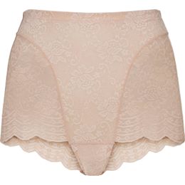 Sassa Mode Sassa Damen Panty mit Elastik-Spitze, puder, Gr&ouml;&szlig;e 36