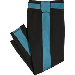 Catamaran Sports Damen Funktionshose in 7/8-L&auml;nge, schwarz-topas, Gr&ouml;&szlig;e 44/46
