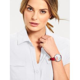 Heine Witt Damen Kurzarm-Bluse im Viskose-Mix, wei&szlig;, Gr&ouml;&szlig;e 36