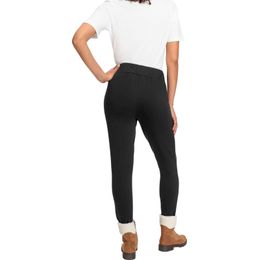 Heine Damen Thermoleggings, Schwarz, Gr. 48, Leggings, Material: Baumwolle