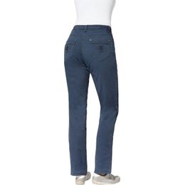 WITT Damen Jeans mit Metallpl&auml;ttchen-Deko, dunkelblau, Gr&ouml;&szlig;e 245