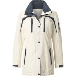 Heine Damen Funktionsjacke, Wei&szlig;, Gr. 20, &Uuml;bergangsjacken, Material: Polyester