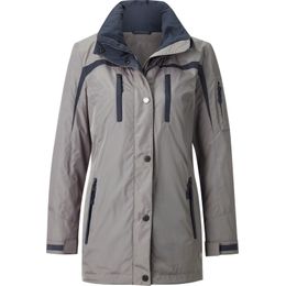 Heine Damen Funktionsjacke, Grau, Gr. 42, &Uuml;bergangsjacken, Material: Polyester