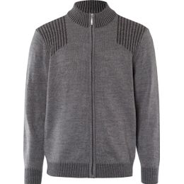 WITT Herren Strickjacke, grau, Gr&ouml;&szlig;e 54