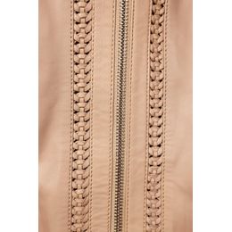 CREATION L PREMIUM Witt Damen Lederblazer mit Sch&ouml;&szlig;chen, camel, Gr&ouml;&szlig;e 40