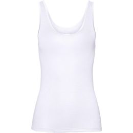 w&auml;schepur w&auml;schepur Damen Achselhemd in Modal-Qualit&auml;t, wei&szlig;, Gr&ouml;&szlig;e 44