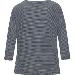 ELBSAND Damen 3/4-Arm-Shirt, marine-wei&szlig;, Gr&ouml;&szlig;e M (38)