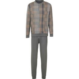Normann Herren Schlafanzug, grau, Gr&ouml;&szlig;e 56/58