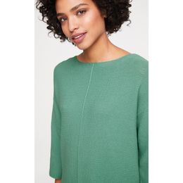 Heine Witt Damen Strickpullover mit Effekt-Strick, lindgr&uuml;n, Gr&ouml;&szlig;e 40/42