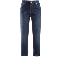 WITT Damen 7/8-Jeans mit Stretch-Anteil, blue-stone-washed, Gr&ouml;&szlig;e 21