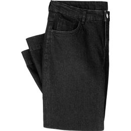 WITT Damen Jeans mit weitem Bein, schwarz, Gr&ouml;&szlig;e 19