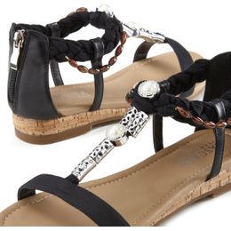 Lascana Damen Sandale, schwarz, Gr&ouml;&szlig;e 38