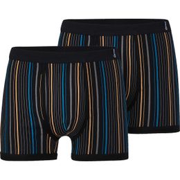 KINGsCLUB Herren Hose kurz, schwarz-gestreift, Gr&ouml;&szlig;e 12