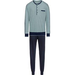 PASTUNETTE Herren Schlafanzug, mint-marine, Gr&ouml;&szlig;e 48/50