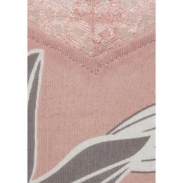 Lascana Damen Neglig&eacute;, allover-altrosa-gebl&uuml;mt, Gr&ouml;&szlig;e 32/34