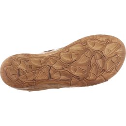 Gemini Damen Sandalette, Braun, Gr. 42, Sandalen & Sandaletten, Material: Glattleder