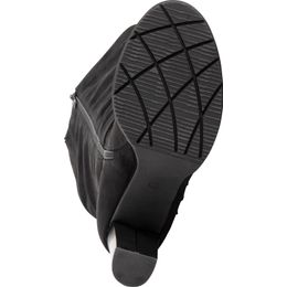 sheego Damen Weitschaftstiefel mit hohem Absatz, schwarz, Gr&ouml;&szlig;e 42