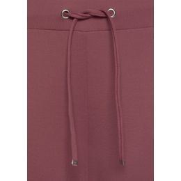 Lascana Damen Jogger Pants, Lila, Gr. 44, Stoffhosen, Material: Viskose