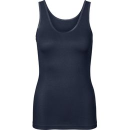 w&auml;schepur w&auml;schepur Damen Achselhemd in Modal-Qualit&auml;t, marine, Gr&ouml;&szlig;e 40