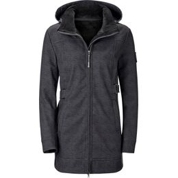 WITT Damen Softshelljacke gef&uuml;ttert, wasserabweisend, dunkelgrau-meliert, Gr&ouml;&szlig;e 26