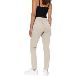 Ascari Damen Stretch-Jeans in R&ouml;hren-Form, sand, Gr&ouml;&szlig;e 21