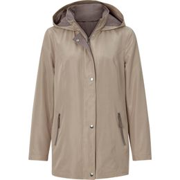 WITT Damen Funktionsjacke mit Innentasche, beige-dunkeltaupe, Gr&ouml;&szlig;e 52