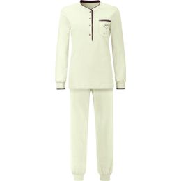 w&auml;schepur w&auml;schepur Damen Schlafanzug mit Katzen-Motiv, mint, Gr&ouml;&szlig;e 44/46