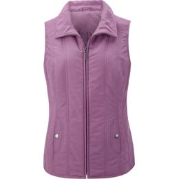 WITT Damen Steppweste in weicher Mikrofaser-Qualit&auml;t, violett, Gr&ouml;&szlig;e 50