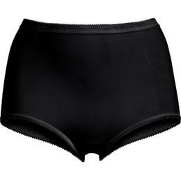 Triumph Damen Taillenslip mit Webgummibund, schwarz, Gr&ouml;&szlig;e 52