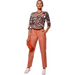 WITT Damen Hose mit hoher Taille, papaya, Gr&ouml;&szlig;e 44