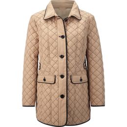 WITT Damen Steppjacke in Micro-Moss-Qualit&auml;t, camel, Gr&ouml;&szlig;e 42