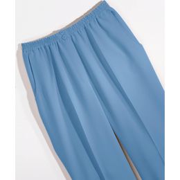 COME ON Damen Schlupfhose atmungsaktiv und b&uuml;gelarm, jeansblau, Gr&ouml;&szlig;e 195