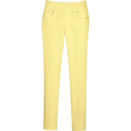 Heine Damen Stretch-Hose, Gelb, Gr. 19, Leggings, Material: Viskose