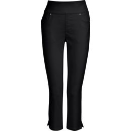 Heine Damen Stretch-Hose, Schwarz, Gr. 38, Leggings, Material: Viskose