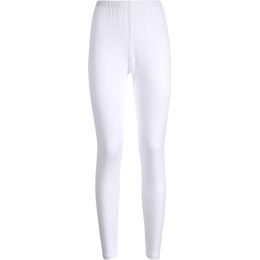 WITT Damen Leggings mit Rundum-Dehnbund, wei&szlig;, Gr&ouml;&szlig;e 44