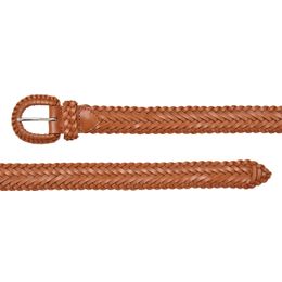Lascana Damen Flechtg&uuml;rtel, hellbraun, Gr&ouml;&szlig;e 95