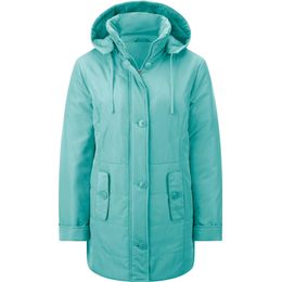 WITT Damen Jacke mit abzippbarer Kapuze, salbei, Gr&ouml;&szlig;e 52