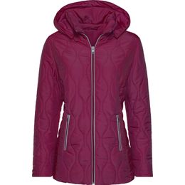 WITT Damen Steppjacke mit kontrastreichen Akzenten, malve, Gr&ouml;&szlig;e 44