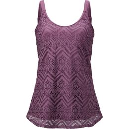 feel good Damen Tankini-Oberteil mit Spitze, violett, Gr&ouml;&szlig;e 38C
